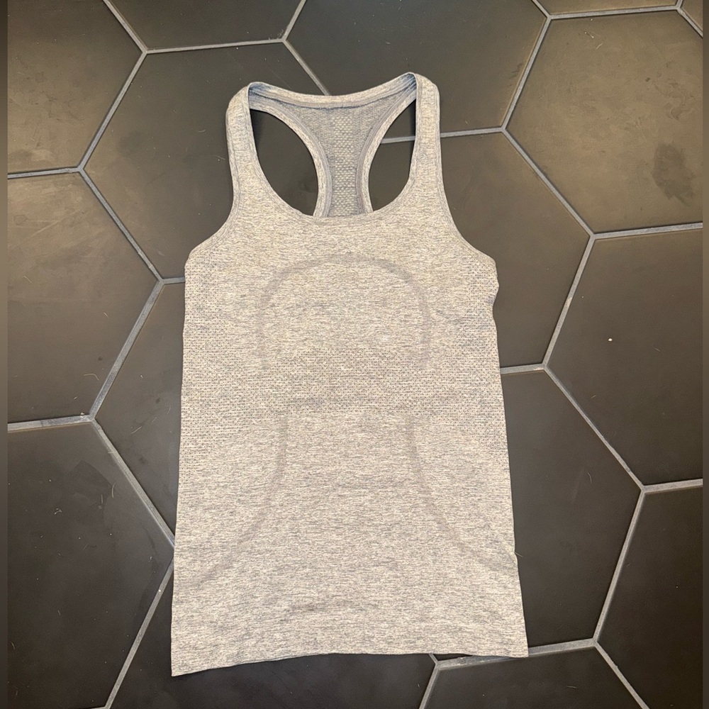 Lululemon Gray Swiftly Tech Tank - Gem